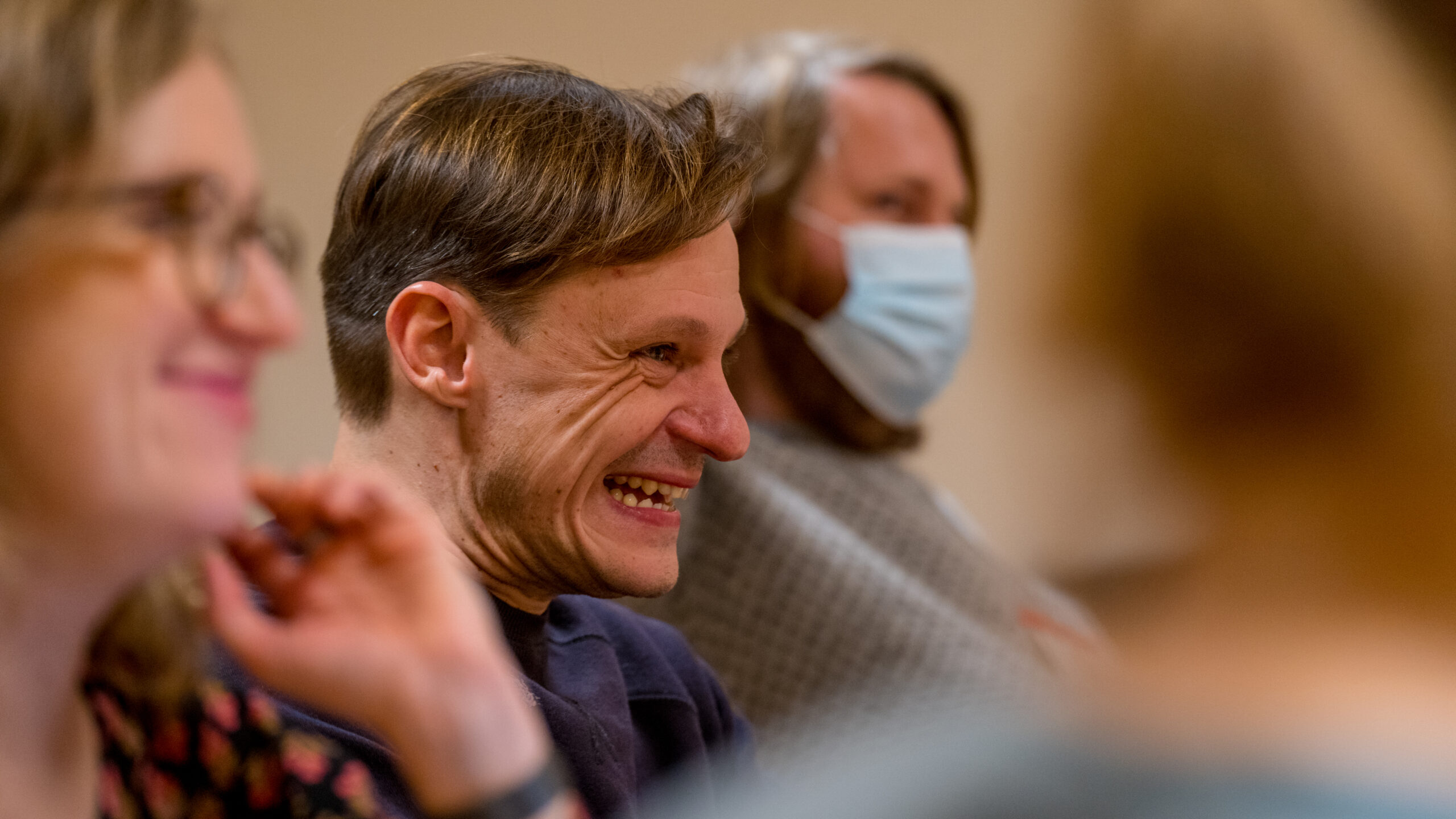 Algasid Sander Puki lavastuse “Kuhu sa jäid?” proovid - Ugala Teater